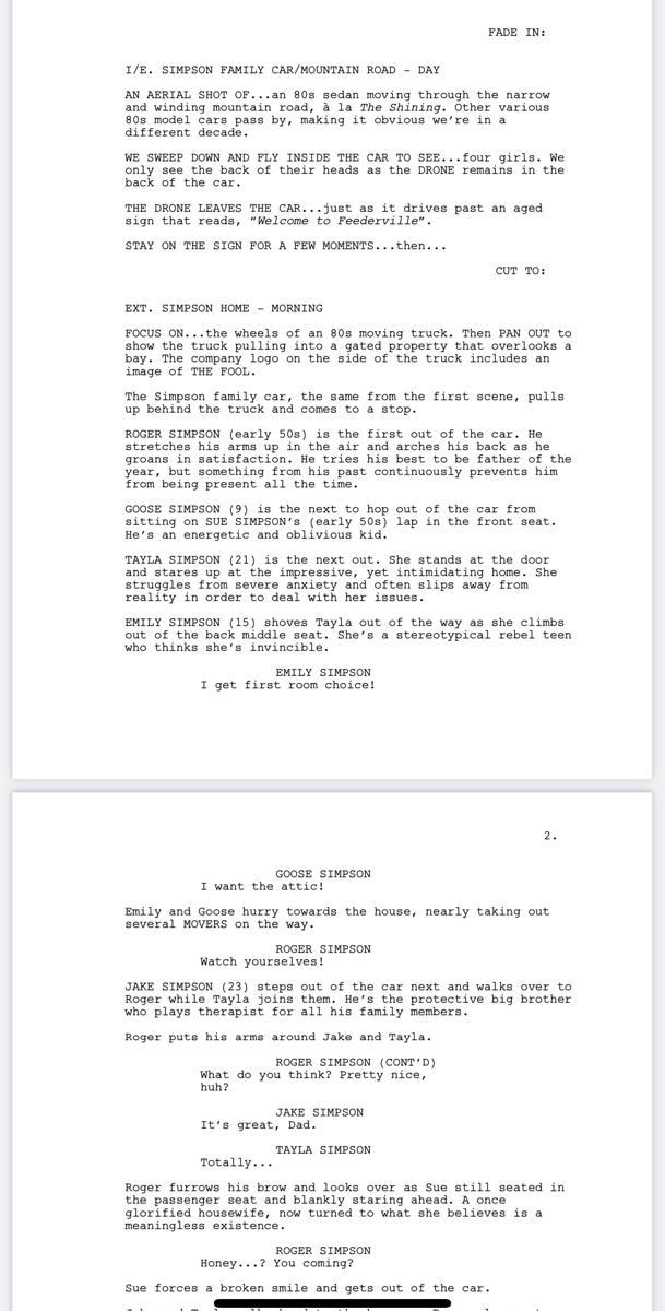 Feederville - Horror/ Thriller Feature Film Casting Lead Actors